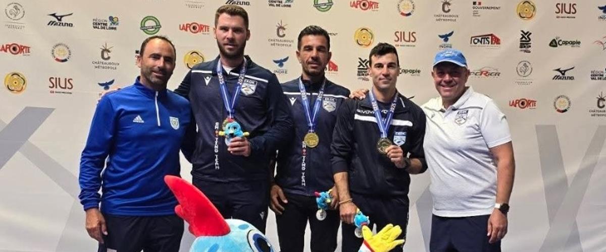 Χρυσό μετάλλιο για Κύπρο στο Skeet Trio Ανδρών στο Ευρωπαϊκό Πρωτάθλημα ...